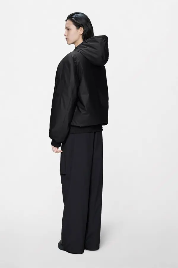 Rains Lohja Insulated Bomber Jacket - Black