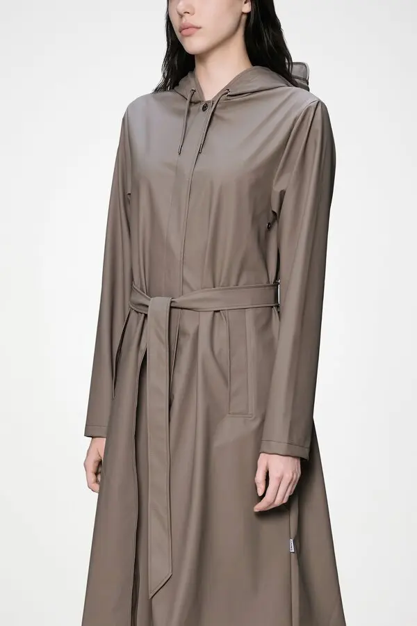 Rains A-line Longer W Jacket - Cinder