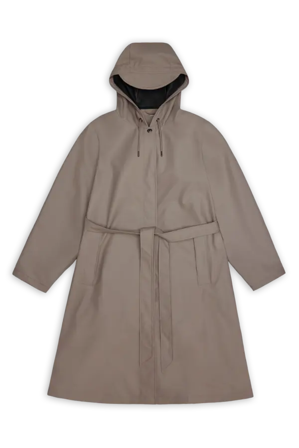 Rains A-line Longer W Jacket - Cinder