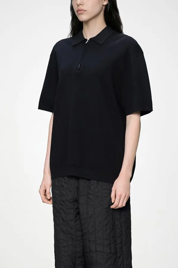 Rains Short Sleeve Polo - Black