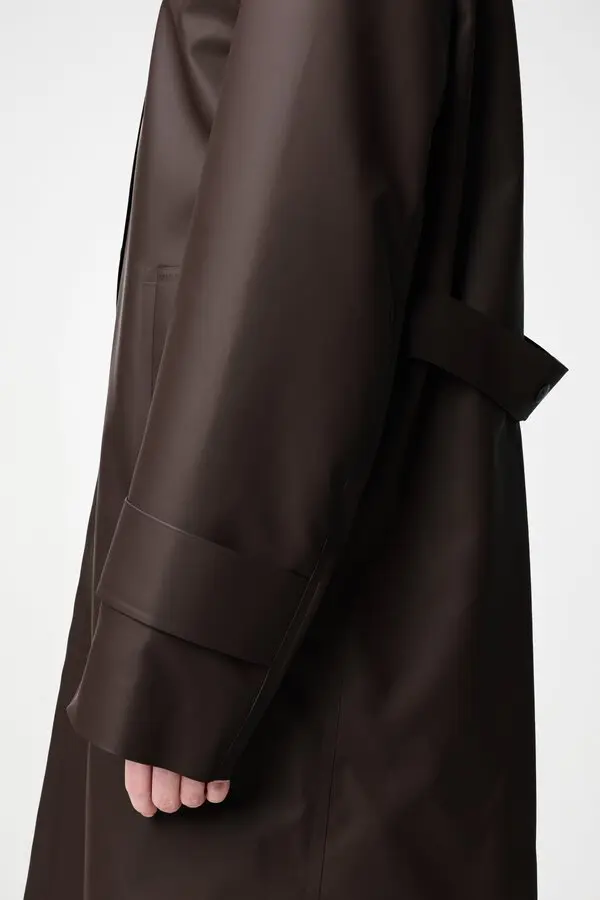 Rains Nara Long W Jacket - Bark