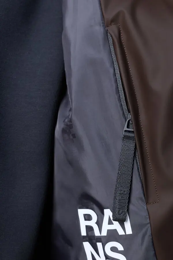 Rains Nara Long W Jacket - Bark
