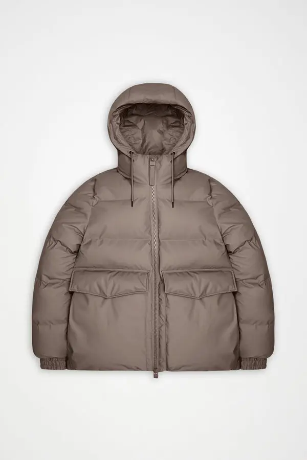 Rains Alta A-line Puffer W Jacket - Cinder