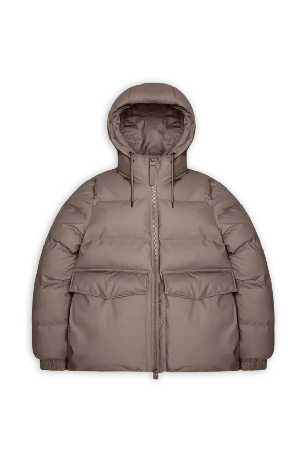 Rains Alta A-line Puffer W Jacket - Cinder