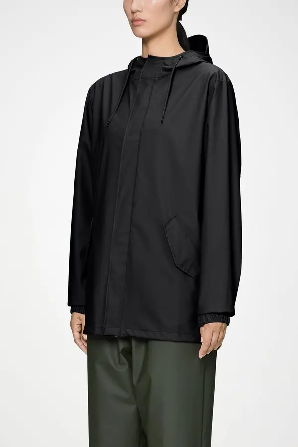 Rains Fishtail Jacket - Black