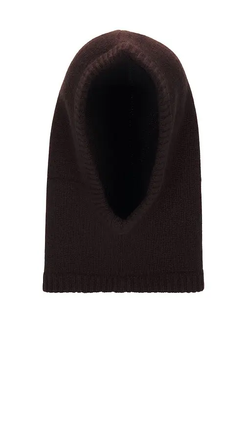 Soft Goat Balaclava In Brown - Mocha