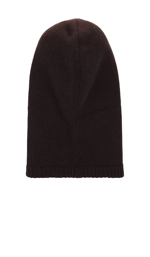 Soft Goat Balaclava In Brown