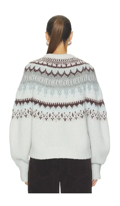Closed Cropped Zip Cardigan In Brown
