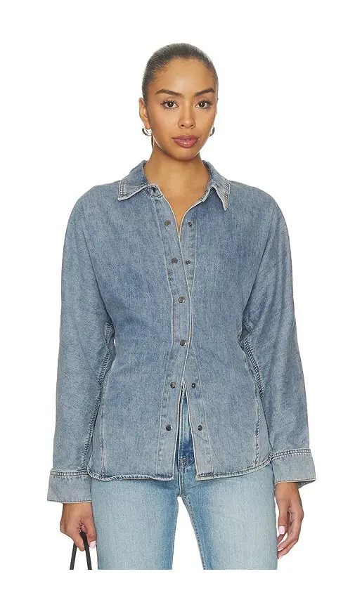 Heartloom Bobbie Shirt In Blue