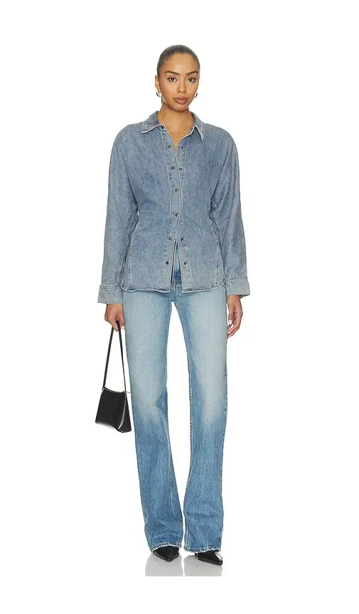Heartloom Bobbie Shirt In Blue