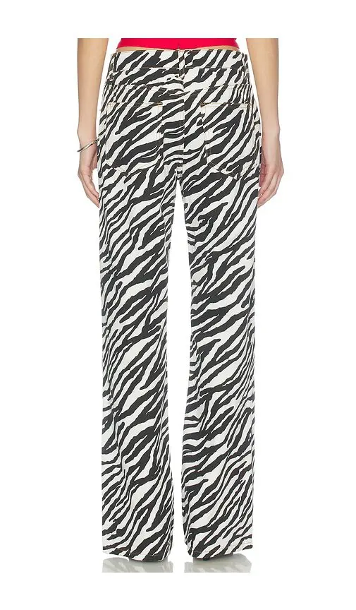 Lioness Peak Jeans In Black & White