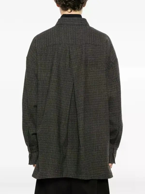 ZIGGY CHEN Check-pattern Button-up Shirt
