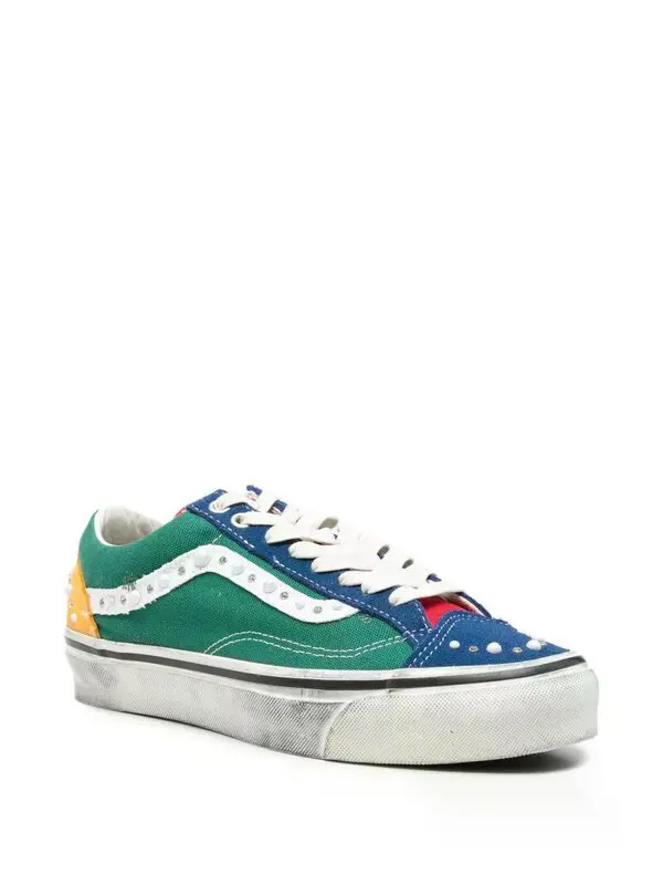 VANS Old Skool 36 Pearl-embellished Sneakers - Green
