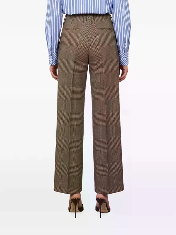 Antonelli Firenze Prince Of Wales Check Pleated Trousers
