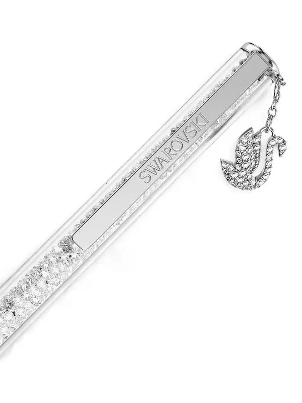 SWAROVSKI Crystal-embellished Swan Charm Ballpoint Pen