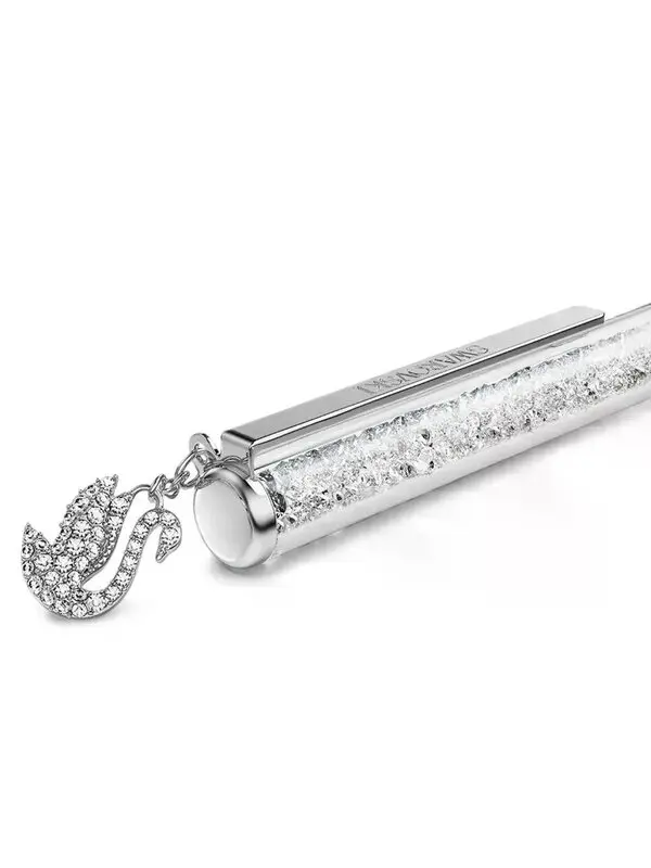 SWAROVSKI Crystal-embellished Swan Charm Ballpoint Pen
