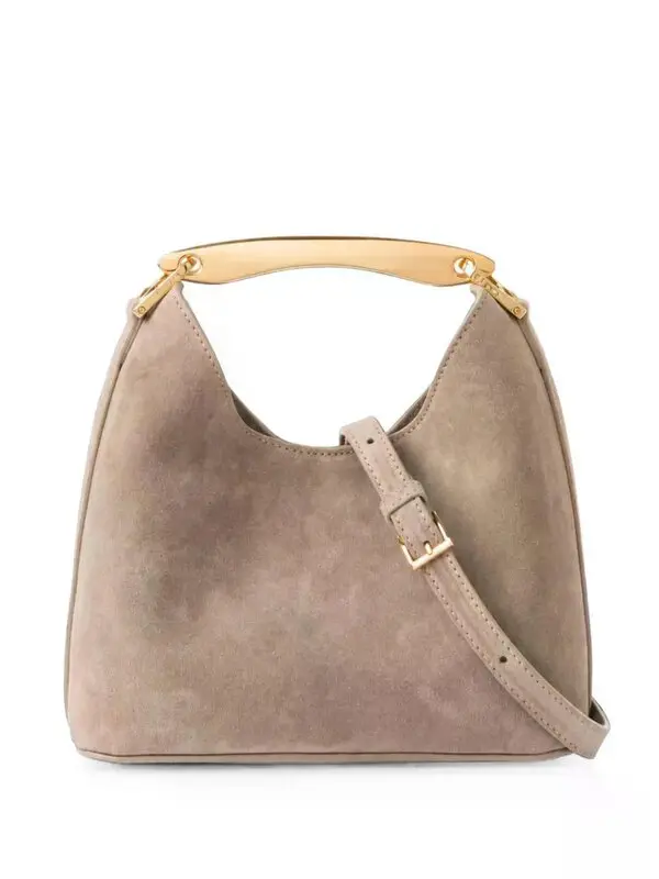ELLEME Small Boomerang Suede Shoulder Bag