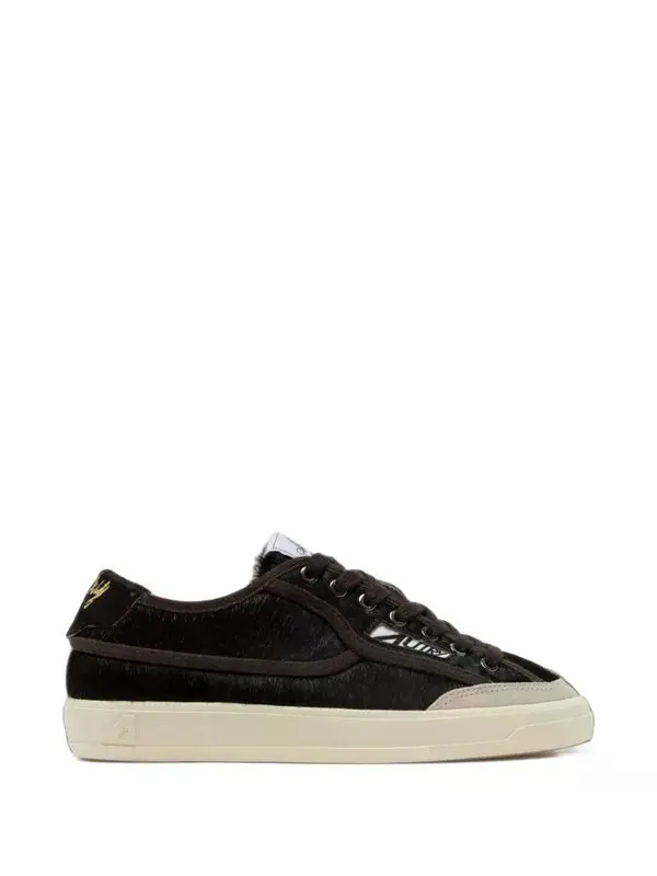 AUTRY Windscape Calf-hair Sneakers - Black