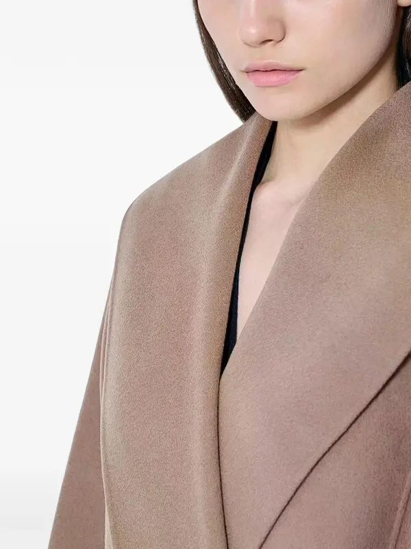 Max Mara Belted Wrap Coat - Neutrals