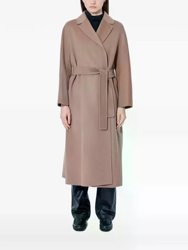 Max Mara Belted Notched-lapels Coat
