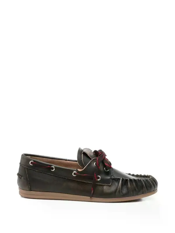 ALOHAS Rowan Sporty Lace-up Leather Loafers