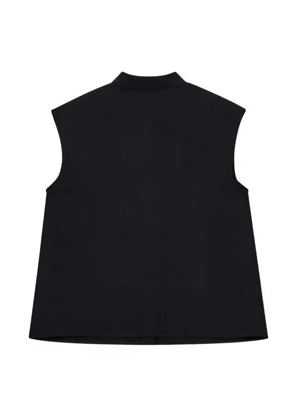 Giorgio Armani Bow-detail Sleeveless Blouse