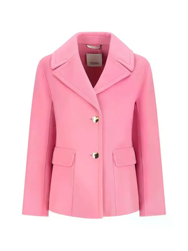 Max Mara Flap-pocket Single Breasted Coat