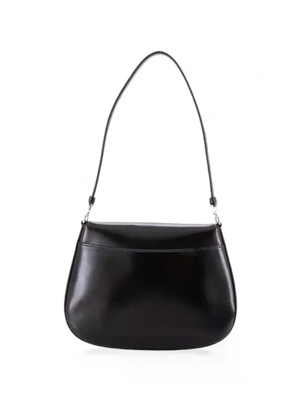 Prada Cleo Flap Shoulder Bag Spazzolato Leather Small Hobo Bag