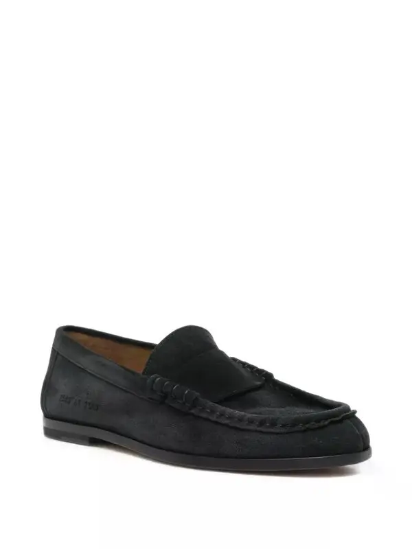 COMMON PROJECTS Suede Slip-on Loafers - Blue