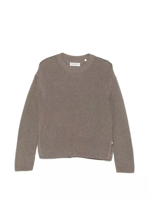 Marc O'polo Ribbed-knit Crew-neck Sweater