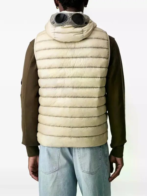 C.P. COMPANY Goggle-detail Quilted Gilet