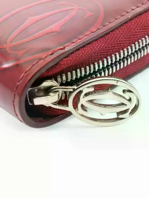 Cartier 2000 Happy Birthday Patent Leather Wallet