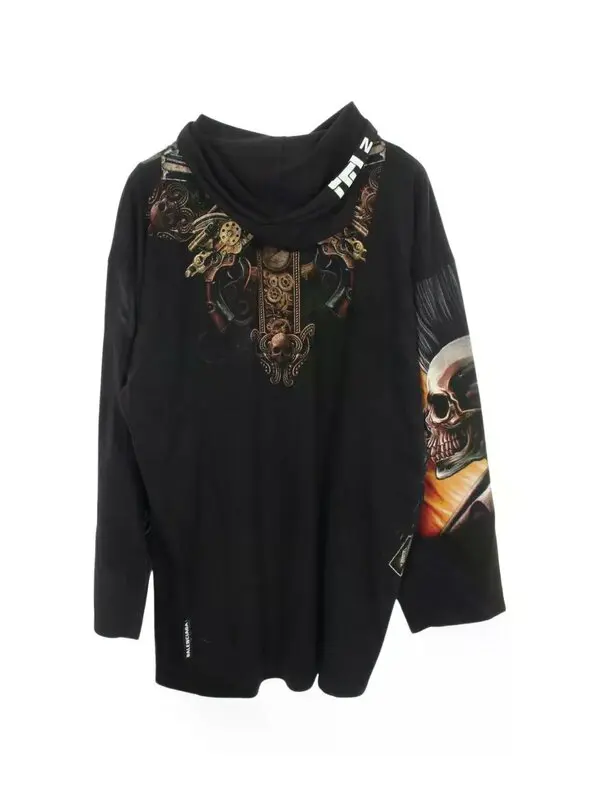 Balenciaga 2010s Rebuilding Graphic-print Hoodie