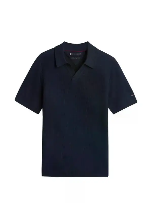 Tommy Hilfiger Honeycomb-knit T-shirt