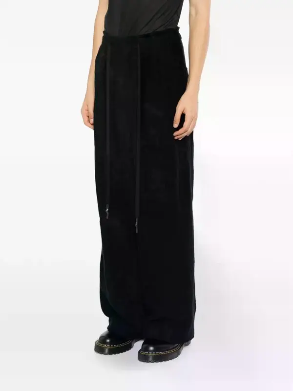 NUDE:MASAHIKO MARUYAMA Bleached-effect Drawstring Trousers
