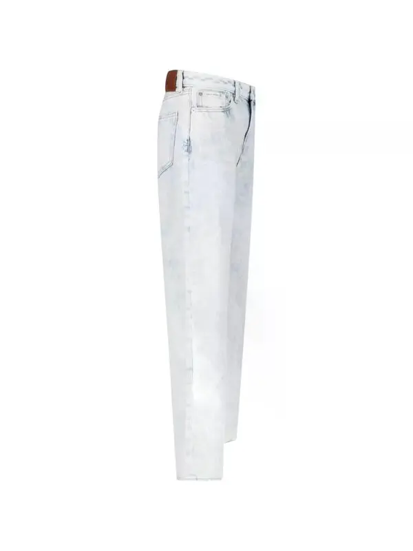 Calvin Klein Acid-wash Straight-leg Jeans