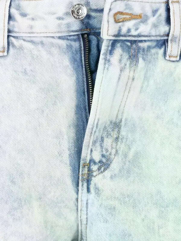 Calvin Klein Acid-wash Straight-leg Jeans