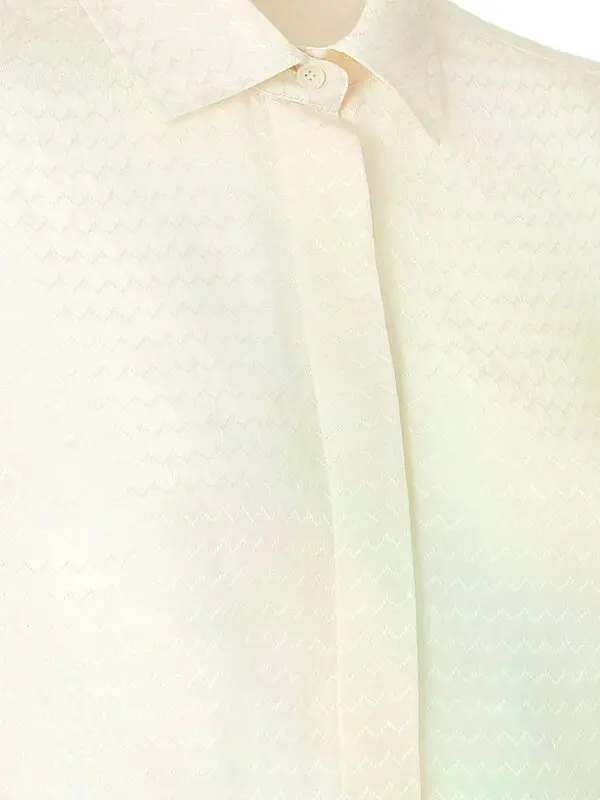 Fendi Jacquard-weave Long-sleeve Midi Dress - Neutrals