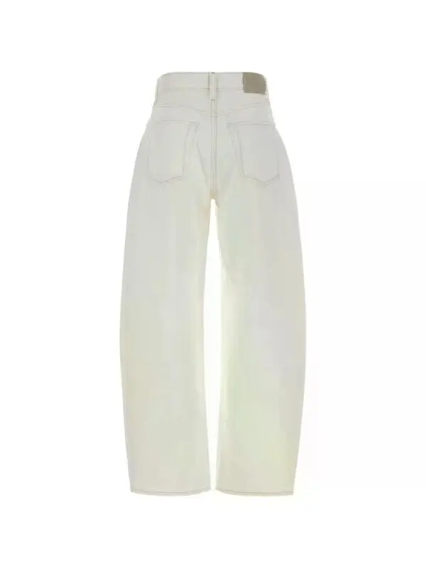 Calvin Klein Logo-patch Wide-leg Jeans