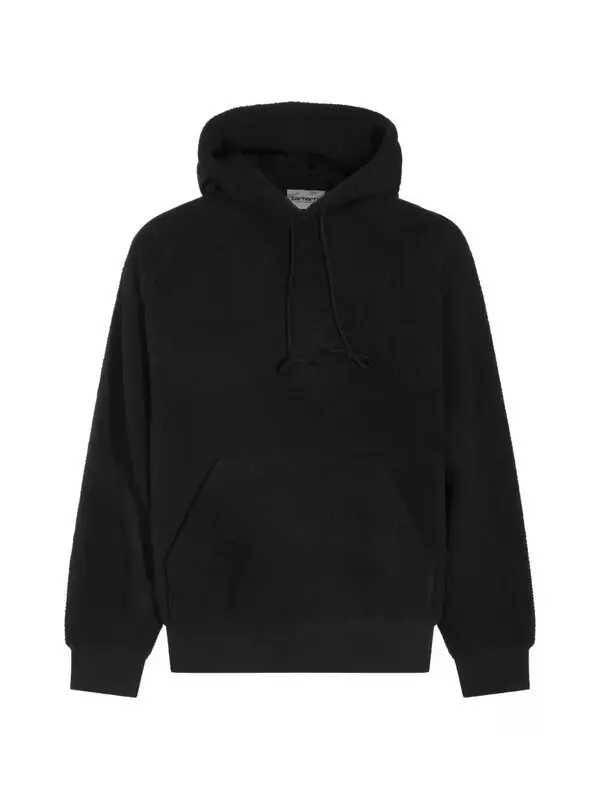 Carhartt Work In Progress Limn C Embroidered Fleece Hoodie - Black