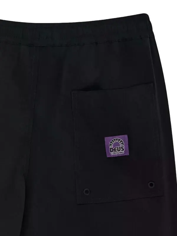 Deus Ex Machina Graphic-print Drawstring-waist Shorts