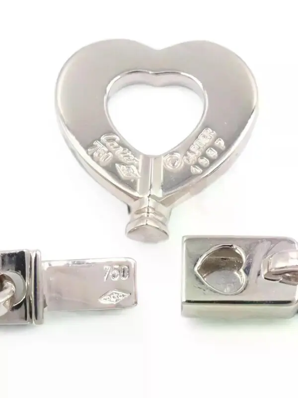 Cartier 2010s Fidelity Heart Key Bracelet
