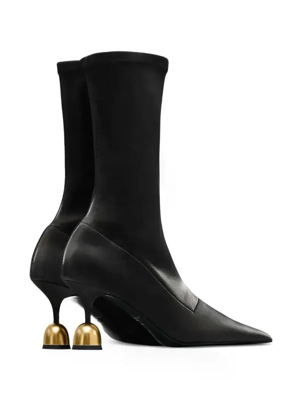 VANDA NOVAK Penelope Pointed-toe Ankle Boots