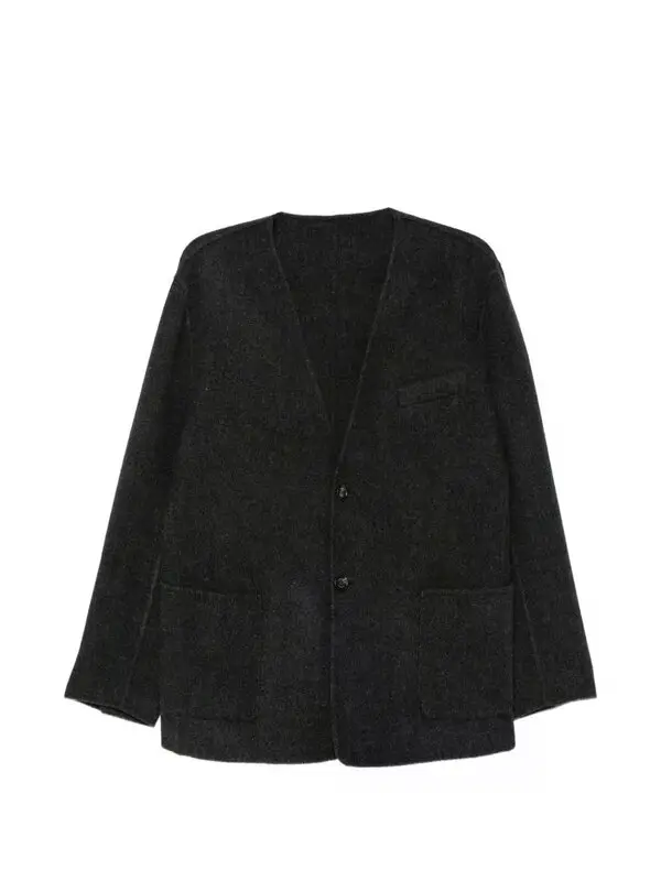 Eleventy V-neck Button-up Jacket