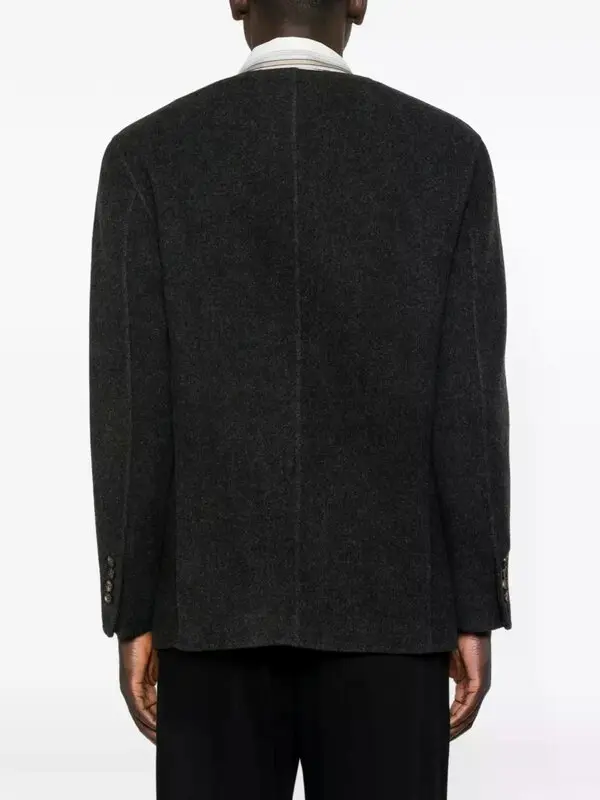 Eleventy V-neck Button-up Jacket