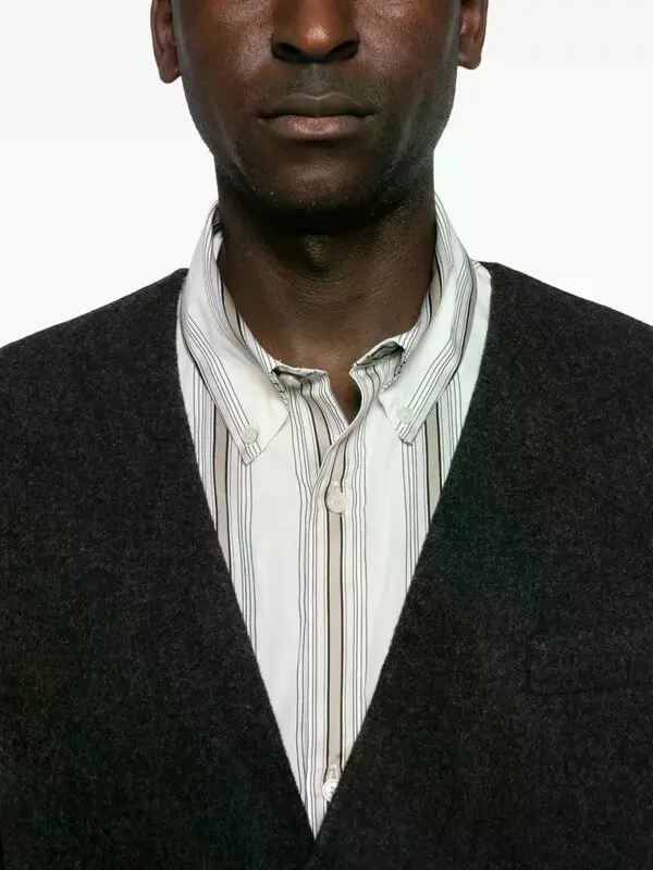 Eleventy V-neck Button-up Jacket