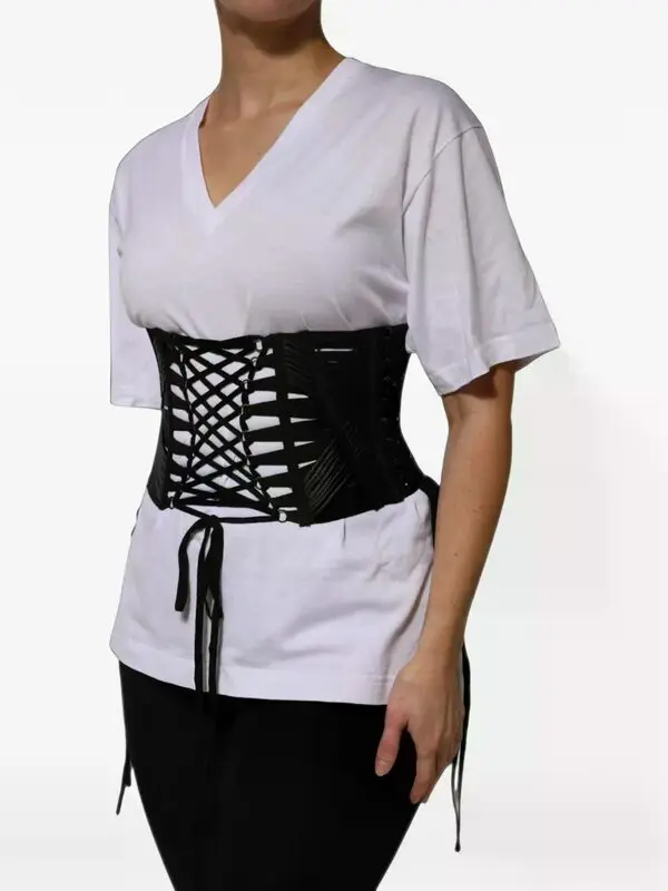 Dolce & Gabbana Lace-up Corset Belt