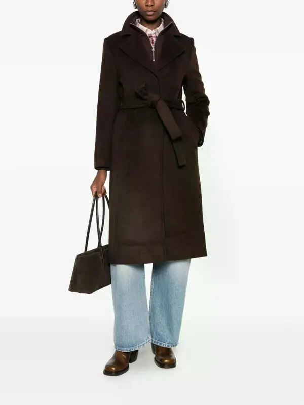 Gant Belted Notched-lapel Coat