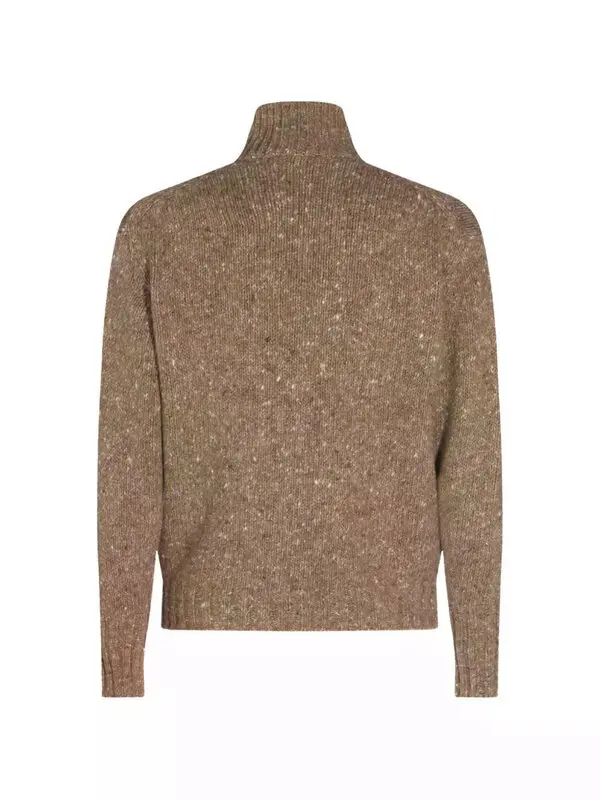 Auralee Quarter-zip Sweater