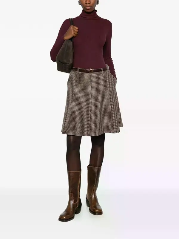 Gant Houndstooth-pattern Mini Skirt